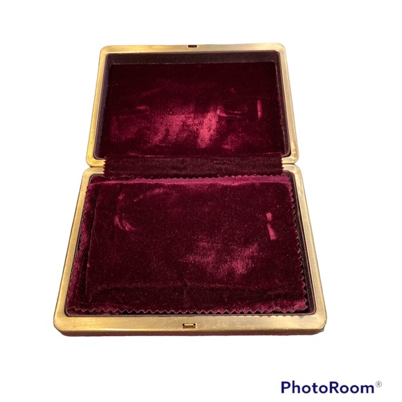 Storage & Organization | Vintage Red Jewelry Box With Red Velvet Lining ...